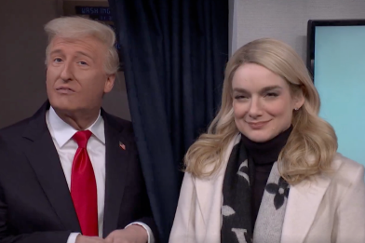 Trump orders missile strike on Santa’s sleigh in SNL skewering