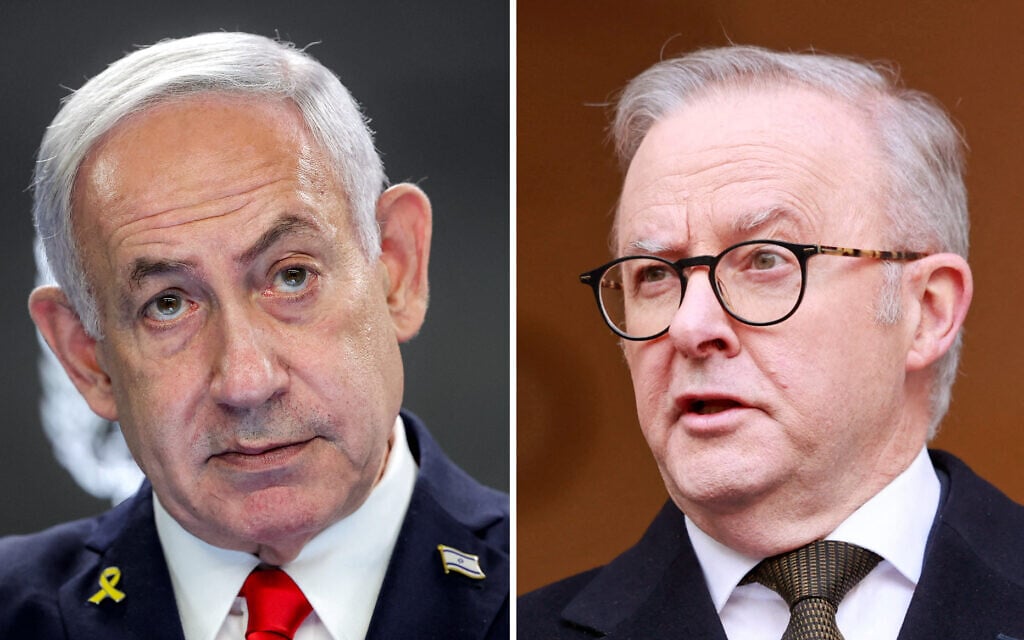 After Sydney attack, Netanyahu says he warned that Canberra 'pours fuel ...