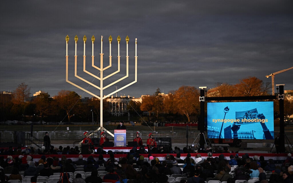 Targeted Hanukkah lighting underscores decades-old Chabad mission to ...