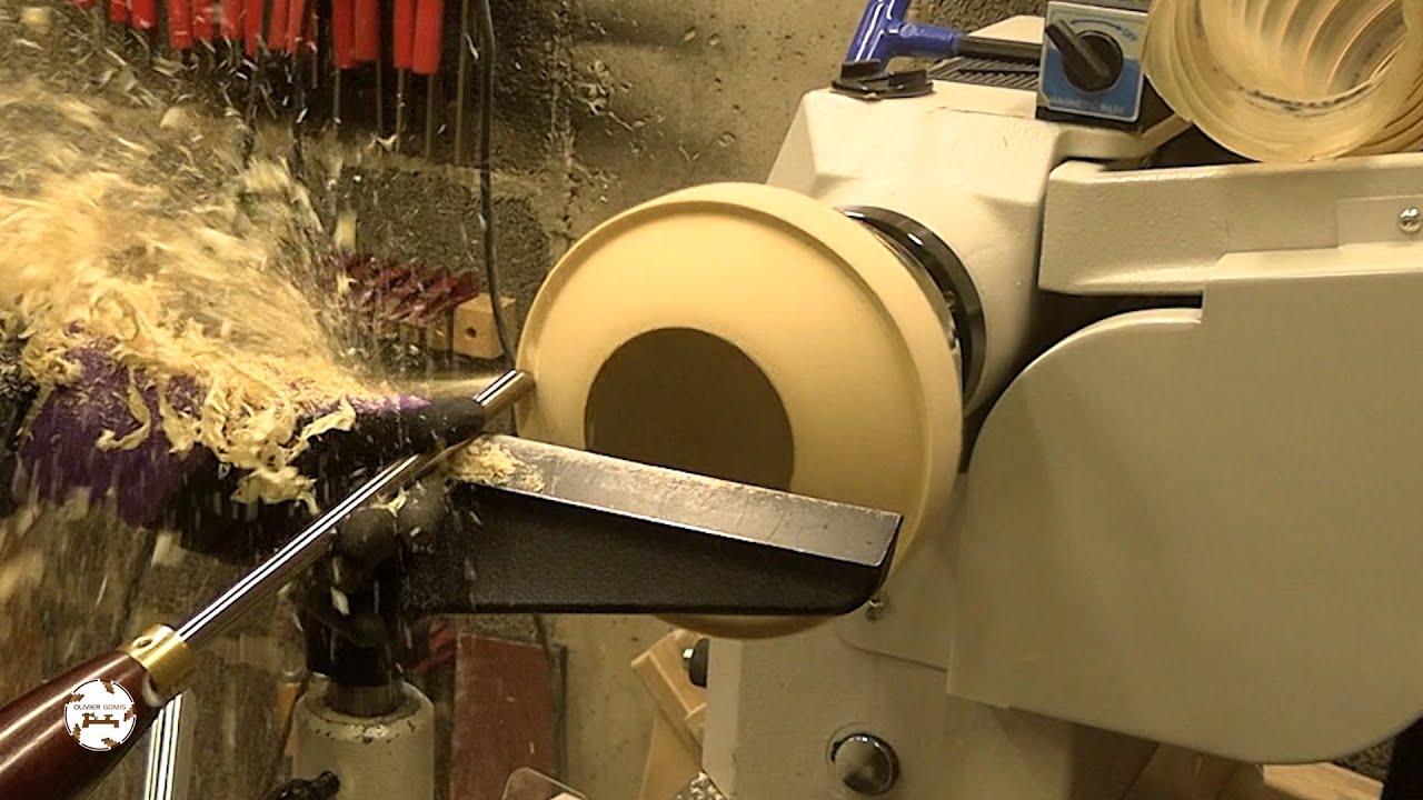 Watch me turn a bowl in real time - woodworking ASMR