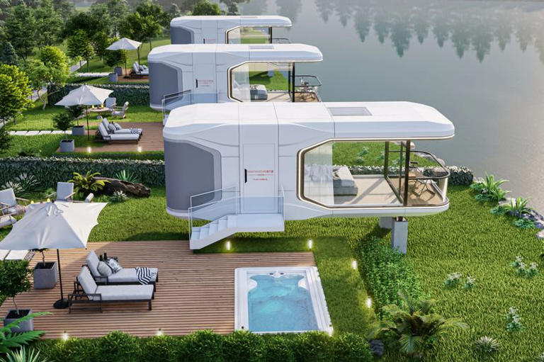 The space-age structures that could revolutionise holidays in Wales