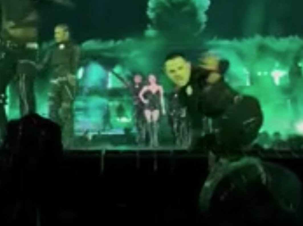 Shock for Lady Gaga: Dancer falls off stage