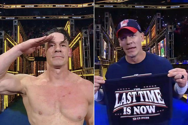 John Cena officially retires from WWE by tapping out in a match for the ...