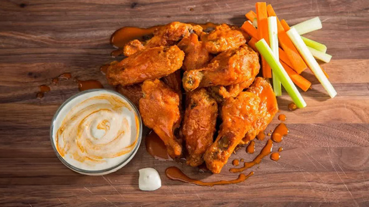 Oven crisp wings & homemade blue cheese
