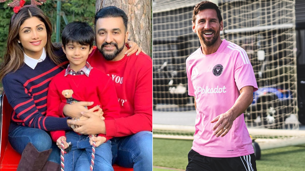 Shilpa Shetty, Raj Kundra fulfill son Viaan's dream of meeting football ...