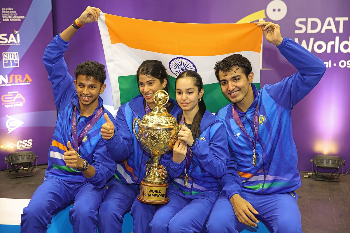 India clinch first Squash World Cup title in front of jubilant home crowd