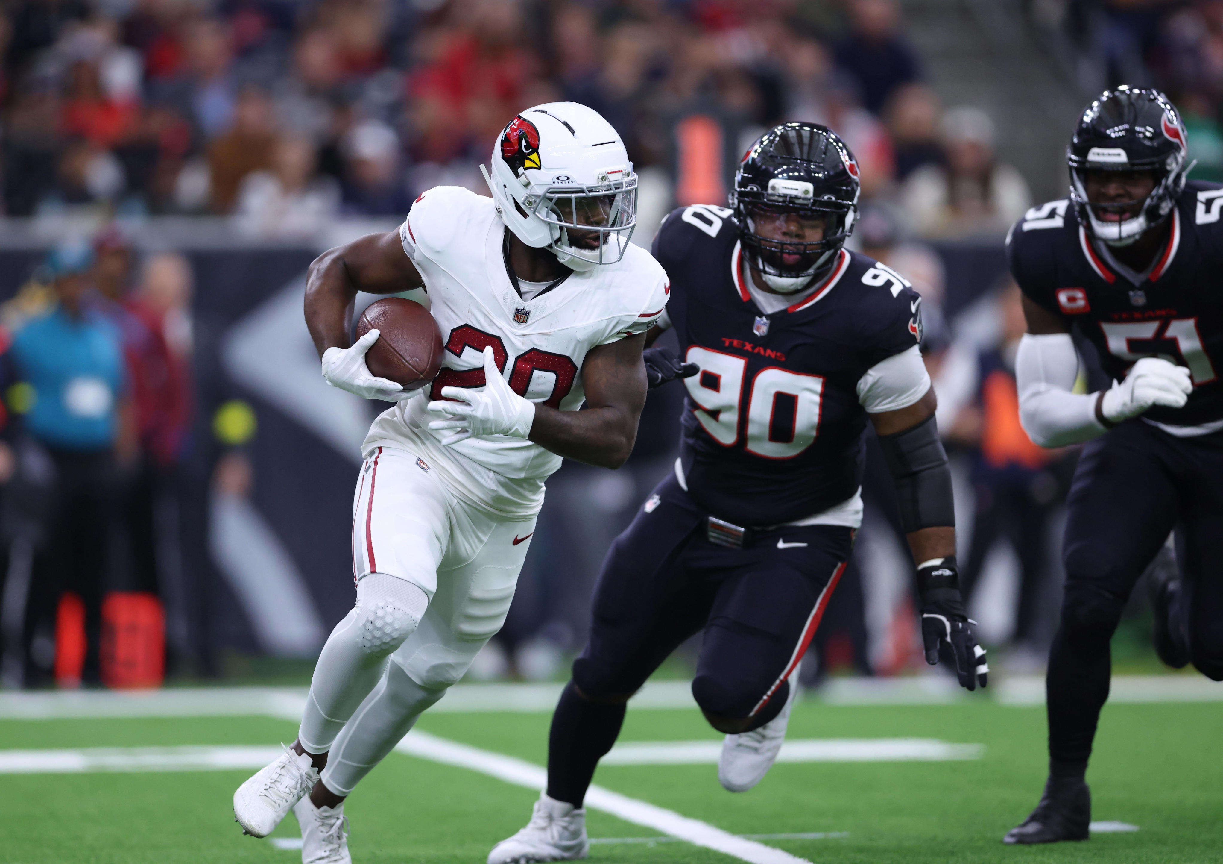 Who is Cardinals' starting running back after Bam Knight injury?
