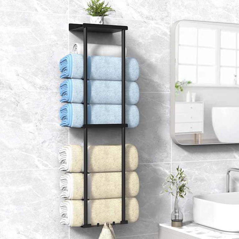 I had no towel storage in my tiny bathroom until I found this brilliant ...