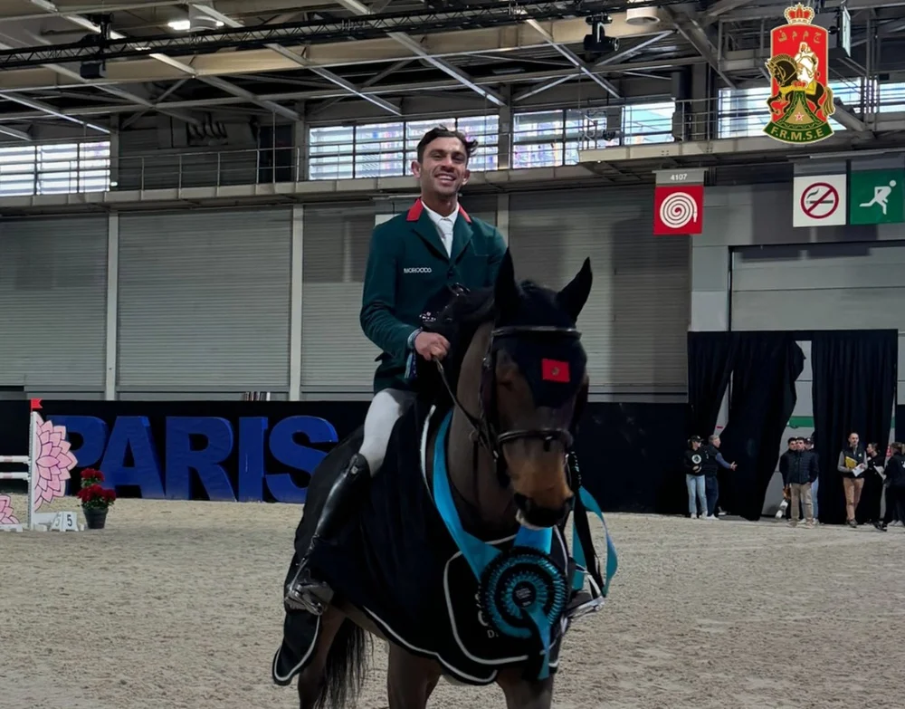 Salon du cheval de Paris : Le cavalier marocain Hicham Chani décroche ...