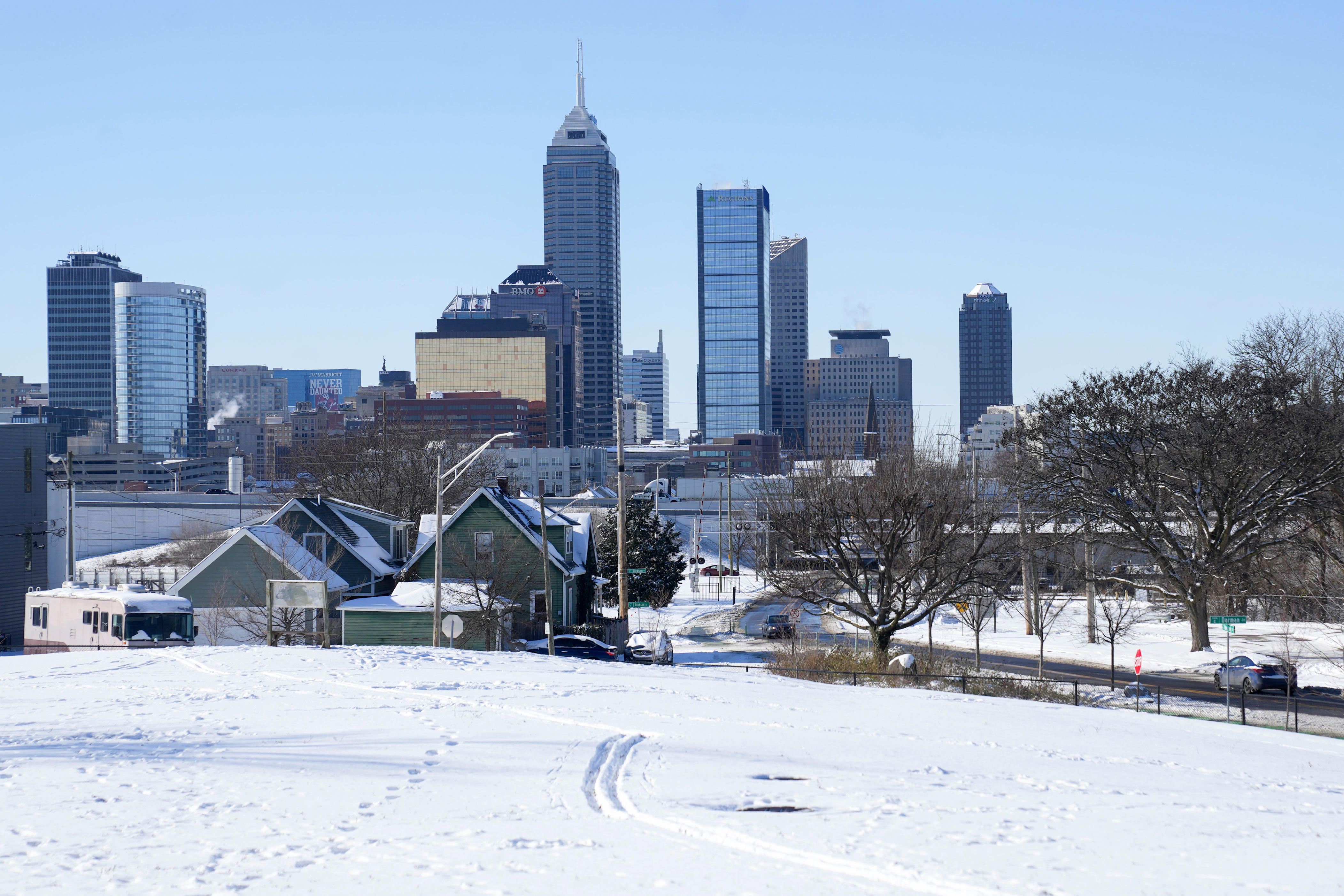 How much snow will Indiana get? Up to 9 inches possible. See where