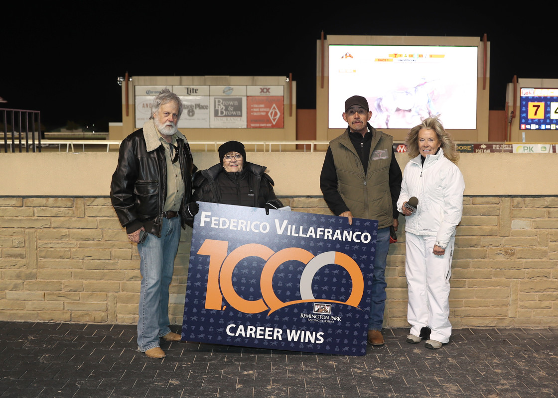 Federico Villafranco celebrates career 1,000th win milestone at ...