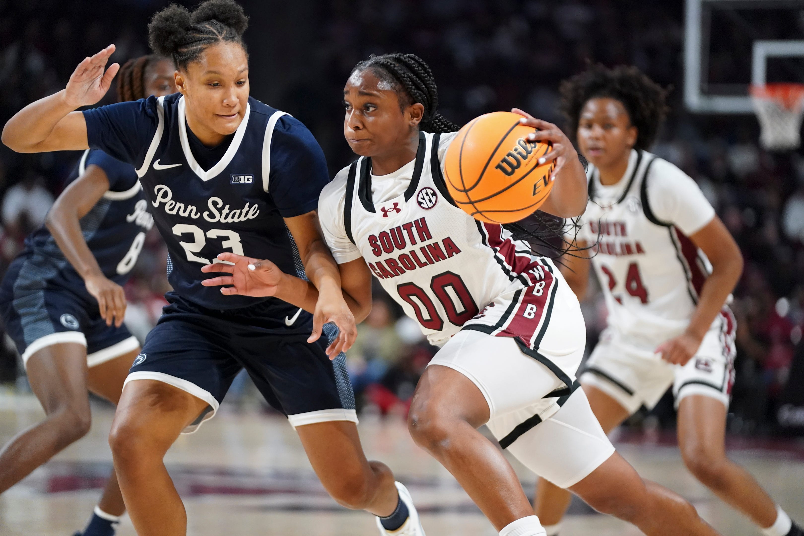 South Carolina vs Penn State highlights, score, Joyce Edwards scores 29 ...