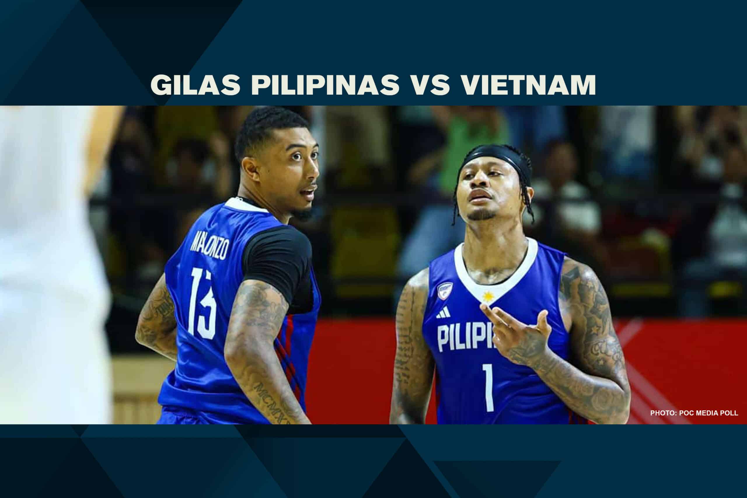 Live: Gilas Pilipinas men vs Vietnam – SEA Games 2025 basketball
