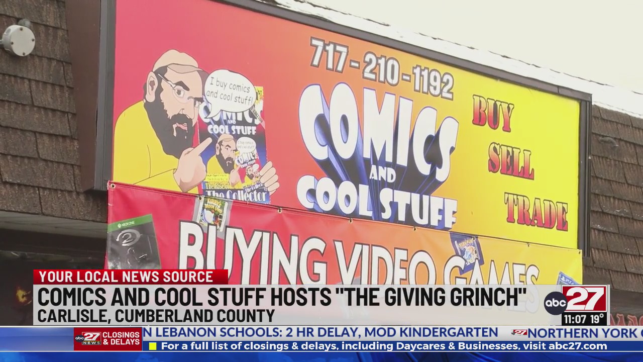Comics and Cool Stuff hosts 'The Giving Grinch'