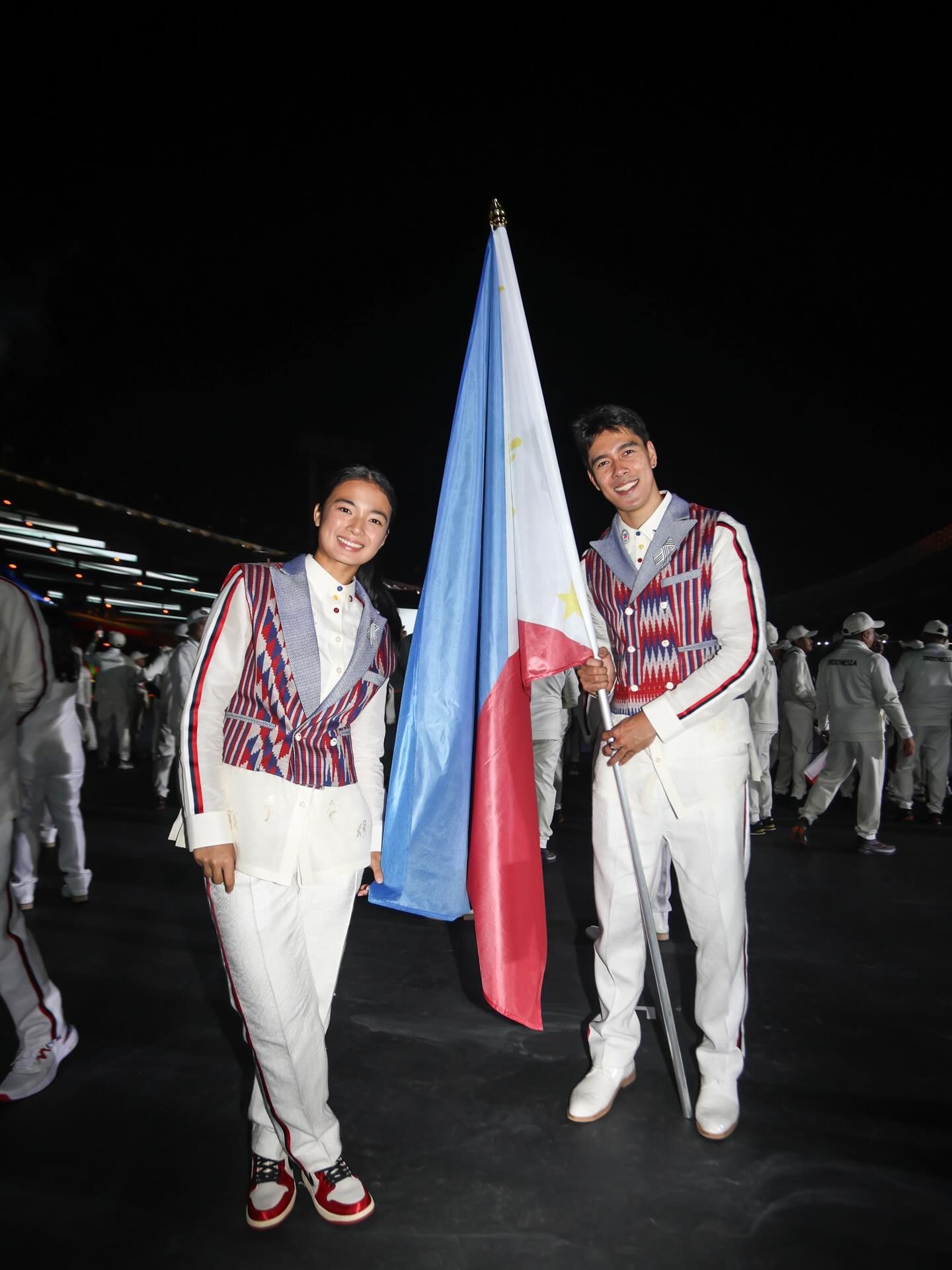 The Filipino delegates at the 2025 SEA Games raised our flag in style!