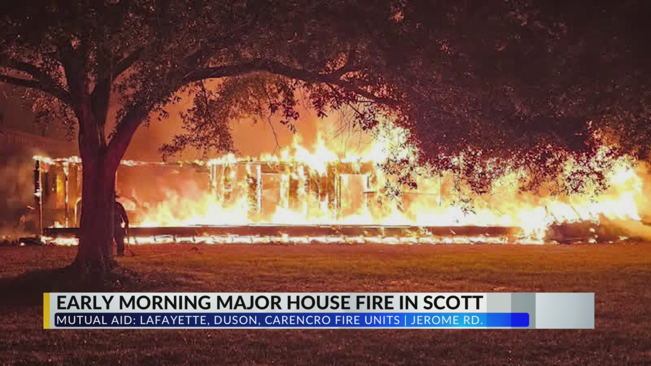 Scott home destroyed in fire