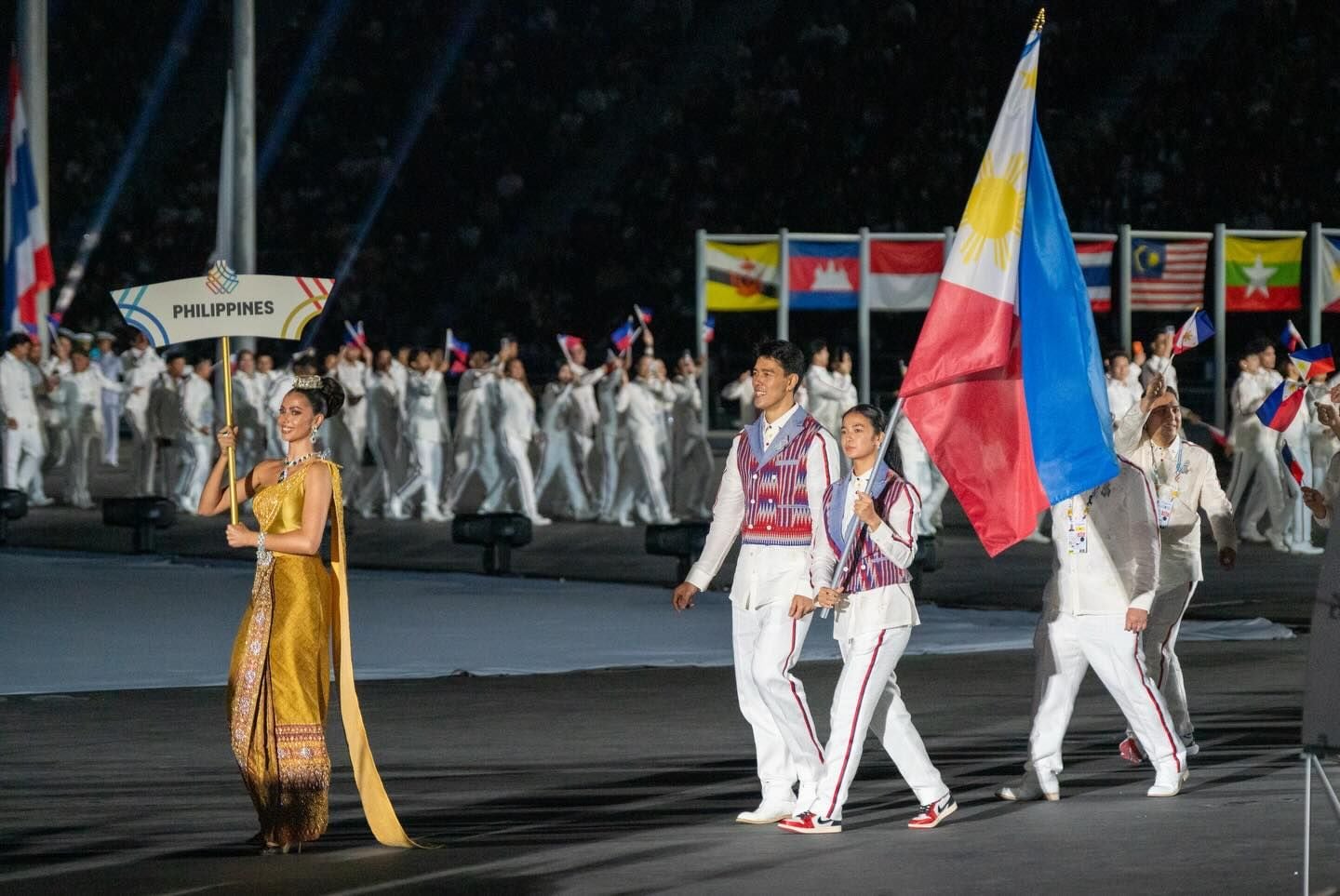 The Filipino delegates at the 2025 SEA Games raised our flag in style!