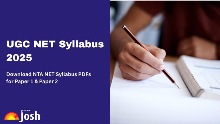 UGC NET syllabus 2025 for paper 1 & 2, download syllabus PDF