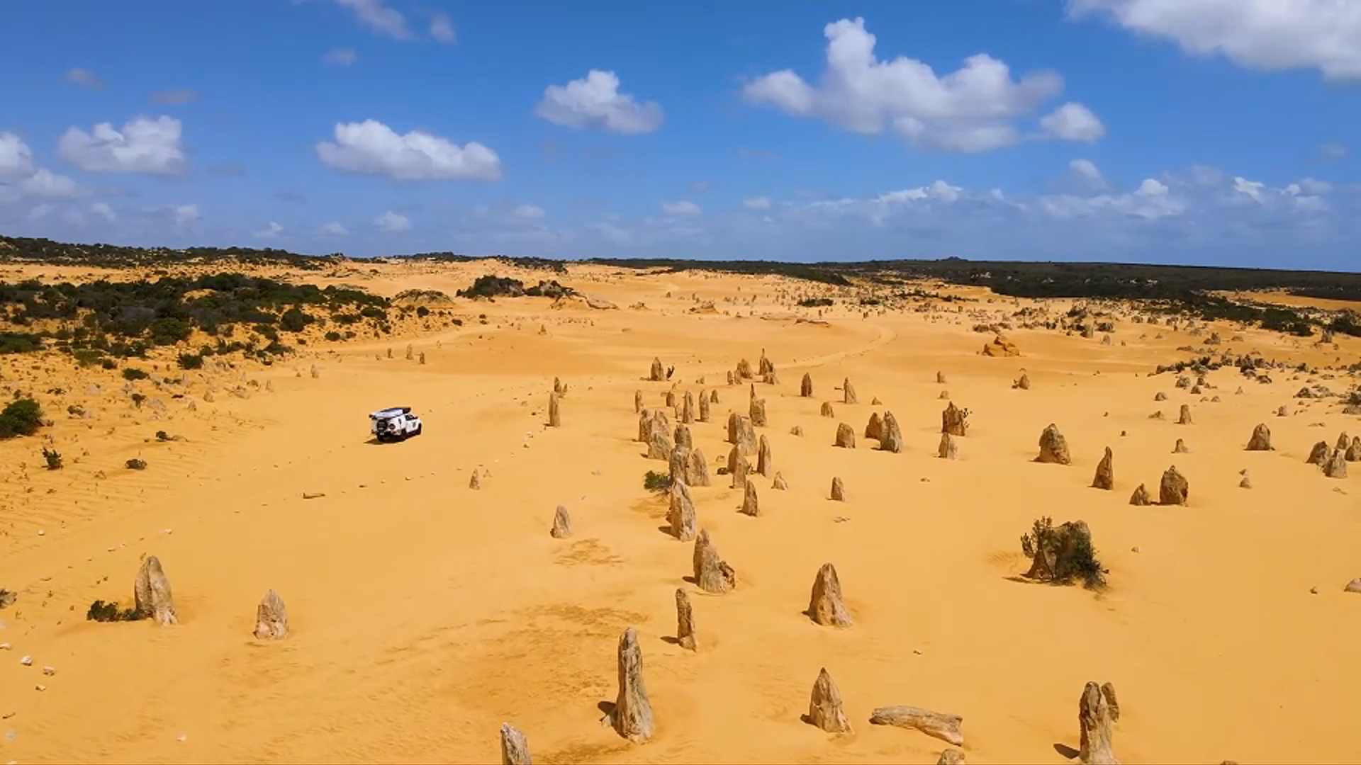 The Pinnacles a surreal landscape in Western Australia