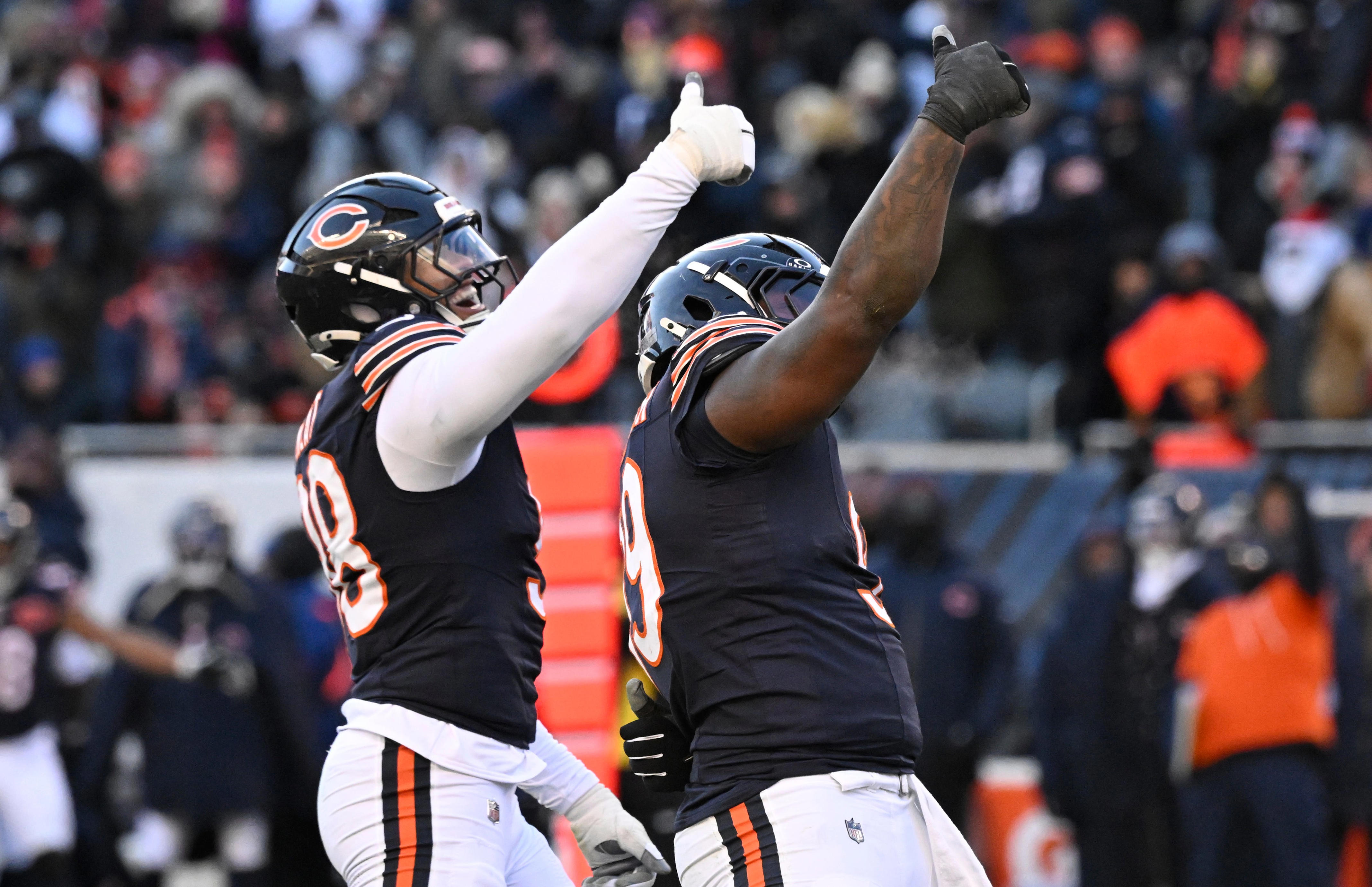 Bears back in first place in NFC North after Packers loss in Week 15