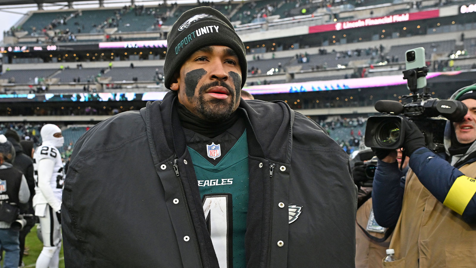 Eagles’ Jalen Hurts sidesteps question about Kevin Patullo’s future