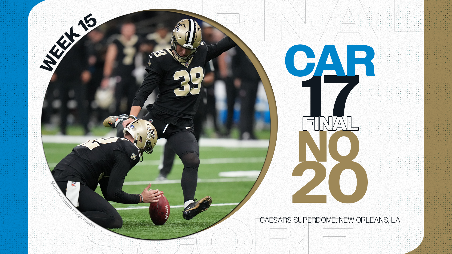 Carolina Panthers vs. New Orleans Saints game recap: Everything we know ...