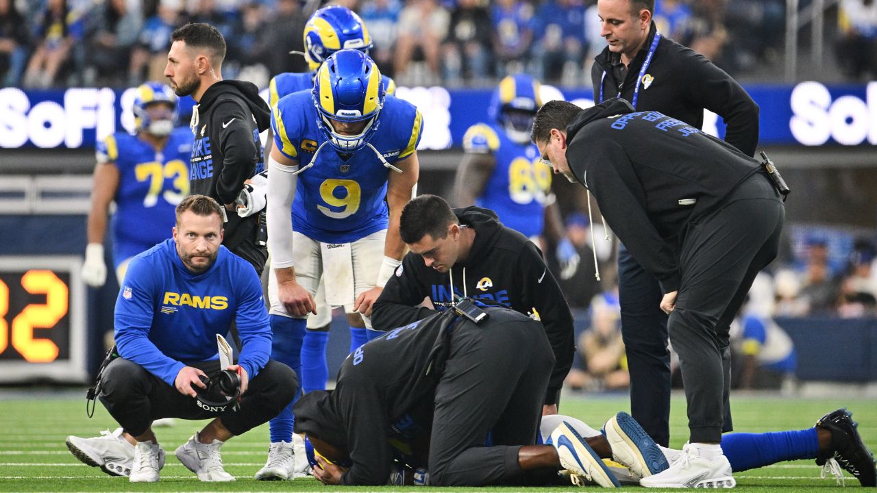 Rams’ Davante Adams injures hamstring vs. Lions, may be out Thursday vs ...