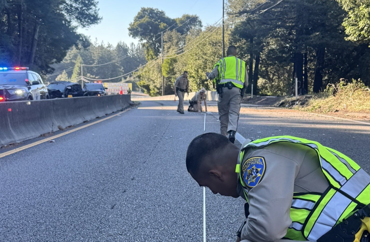 Crashes close lanes of Highway 17 in Santa Cruz County
