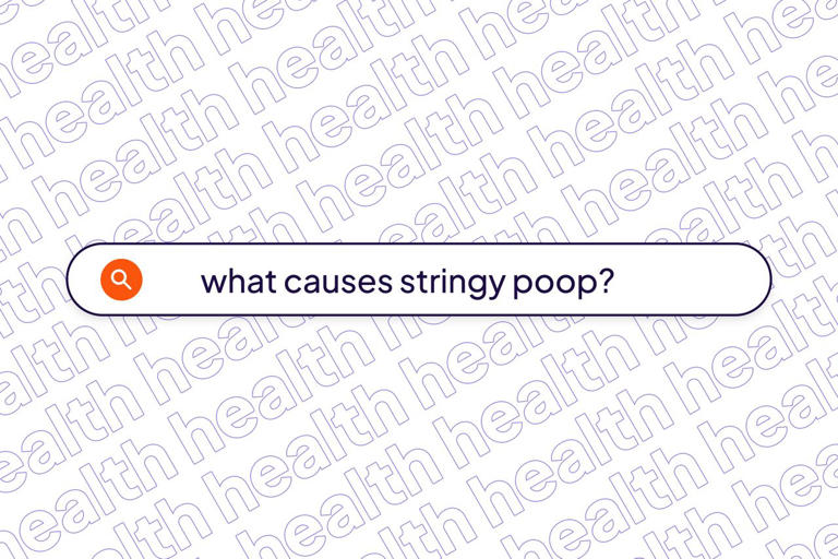 What causes stringy poop?
