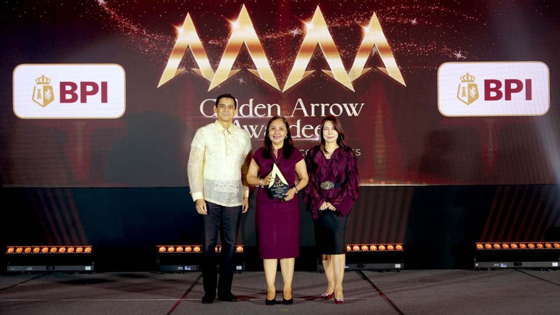 BPI earns four-arrow Golden Arrow Award for corporate governance excellence