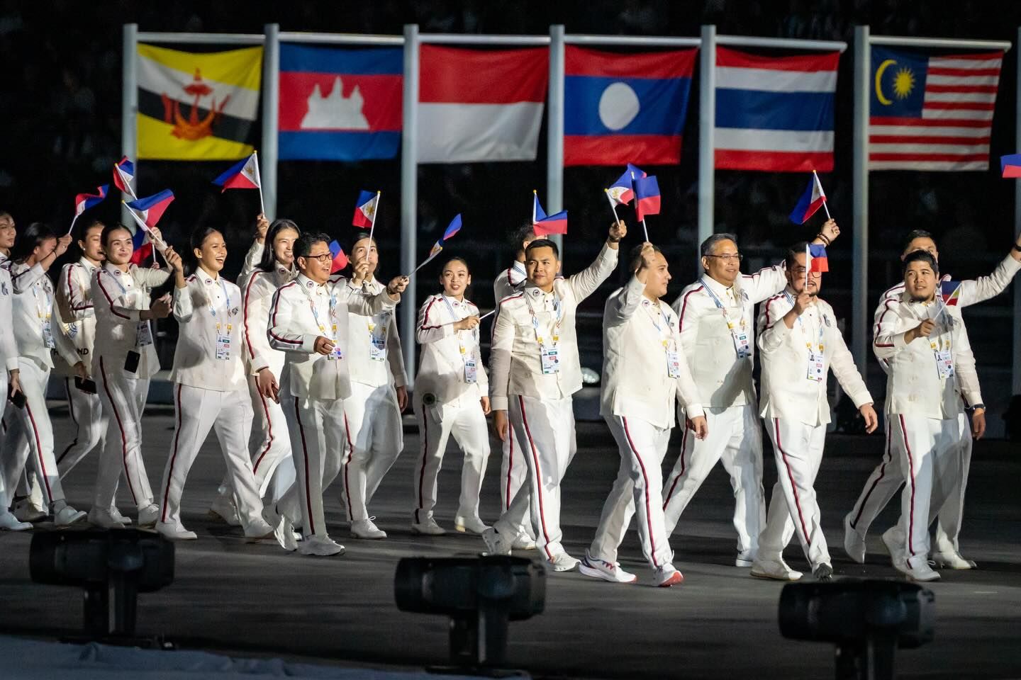 The Filipino delegates at the 2025 SEA Games raised our flag in style!