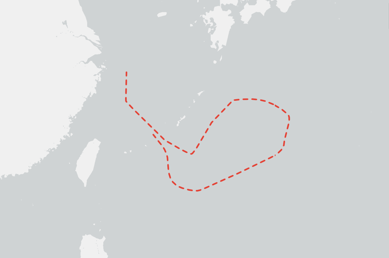 Tracker shows Chinese aircraft carrier off US ally's coast