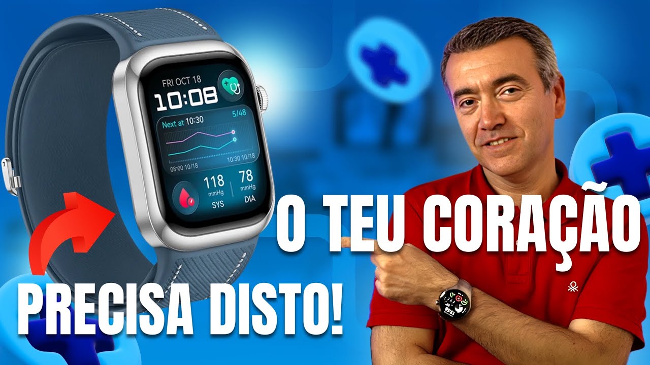 Huawei Watch D2 azul – smartwatch médico essencial para saúde