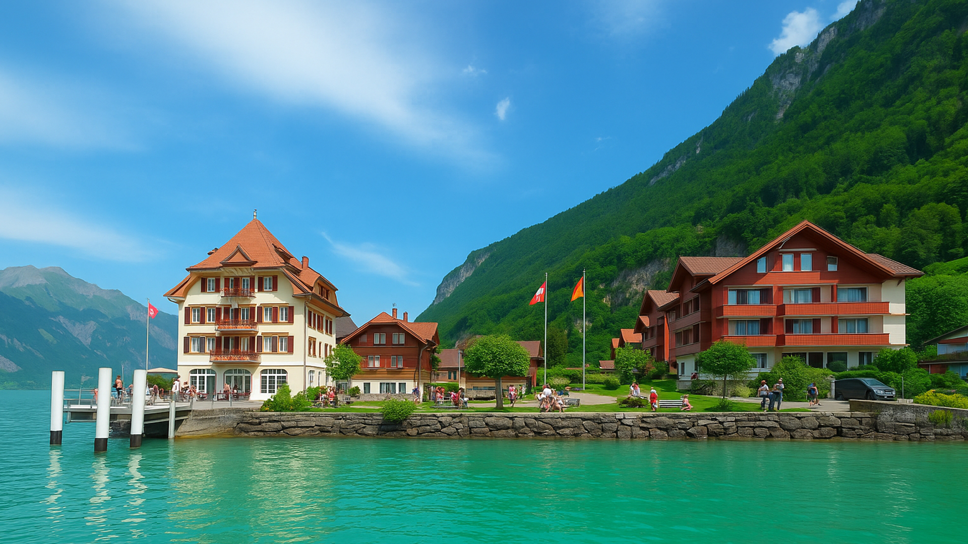 Mit dem historischen Dampfschiff Lötschberg über den Brienzersee (4K)