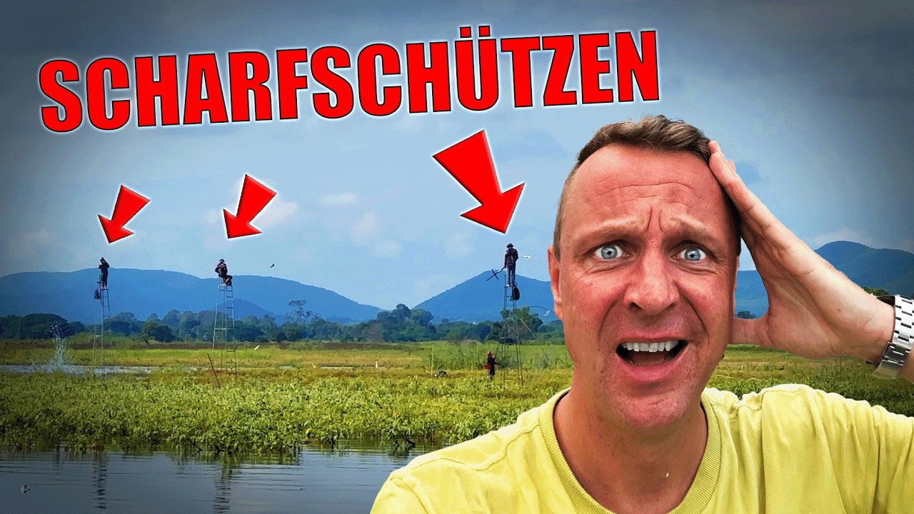 Sniper schießen hier Fische vom Hochstand (Kein Clickbait!)