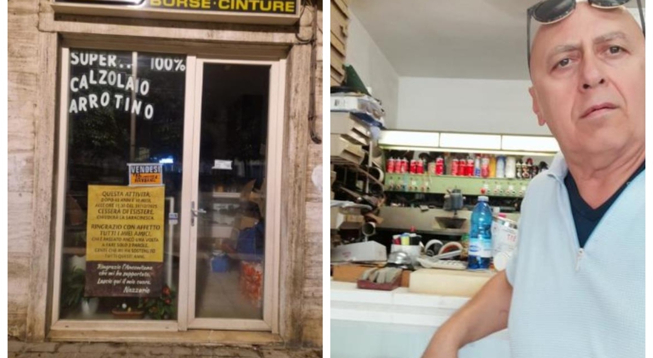 Ancona, il calzolaio chiude i battenti dopo 43 anni. Si abbassa un ...