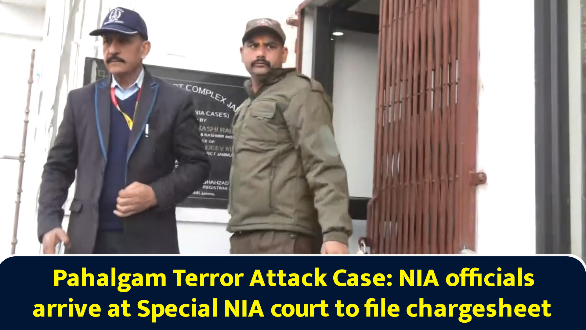 Pahalgam terror attack case: NIA officials arrive at special NIA court ...