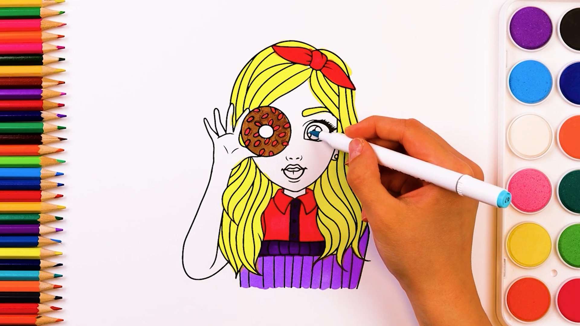 A fun coloring video for kids