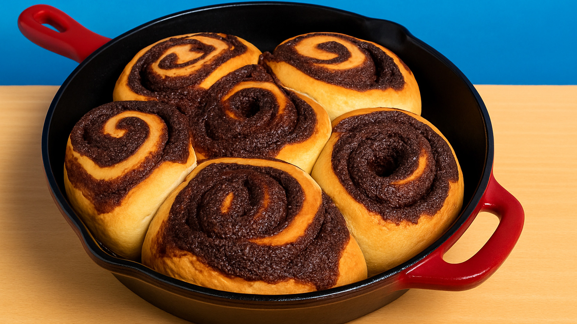 How to make chocolate swirl rolls