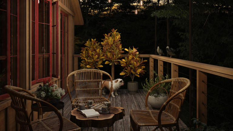 DIY a solar light centerpiece for your outdoor table with these Dollar ...