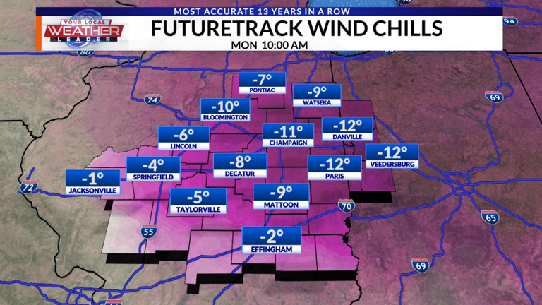 Weather now: Dangerously cold and icy start to the new week, but warm ...