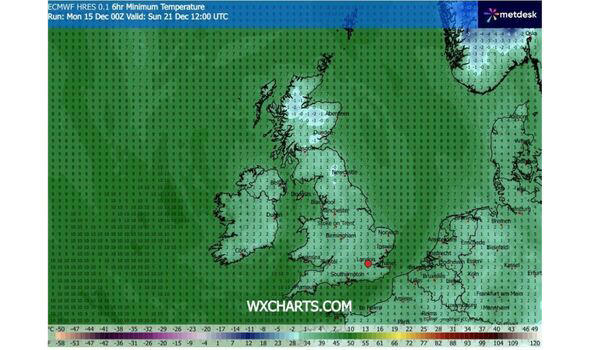 UK weather maps show exact date 250-mile wall of snow stretches from ...