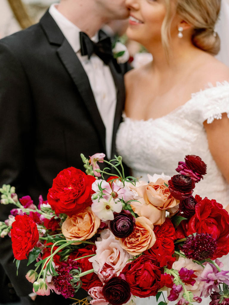 A gilded Christmas wedding at the St. Regis