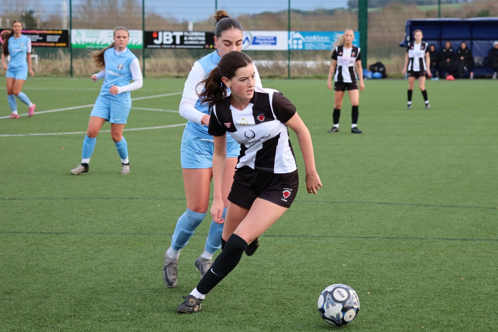 Alnwick Town ladies do a league and cup double over Ponteland United