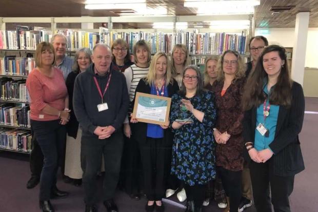 Prestigious 'Team of the Year Award' for Wrexham Library