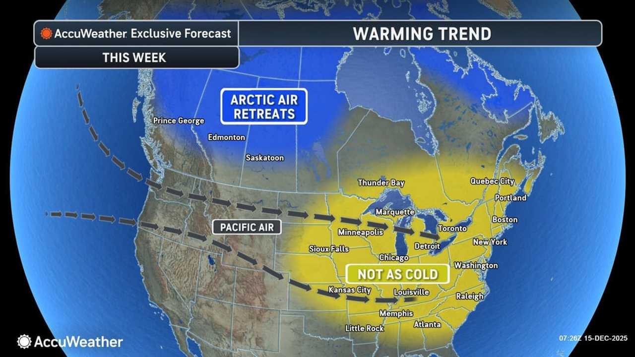 Change in weather pattern coming after bitter cold: First look at ...