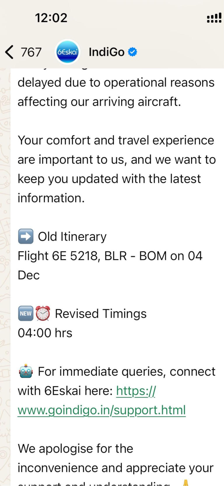 IndiGo passenger misses delayed 4am flight after receiving details 2 ...