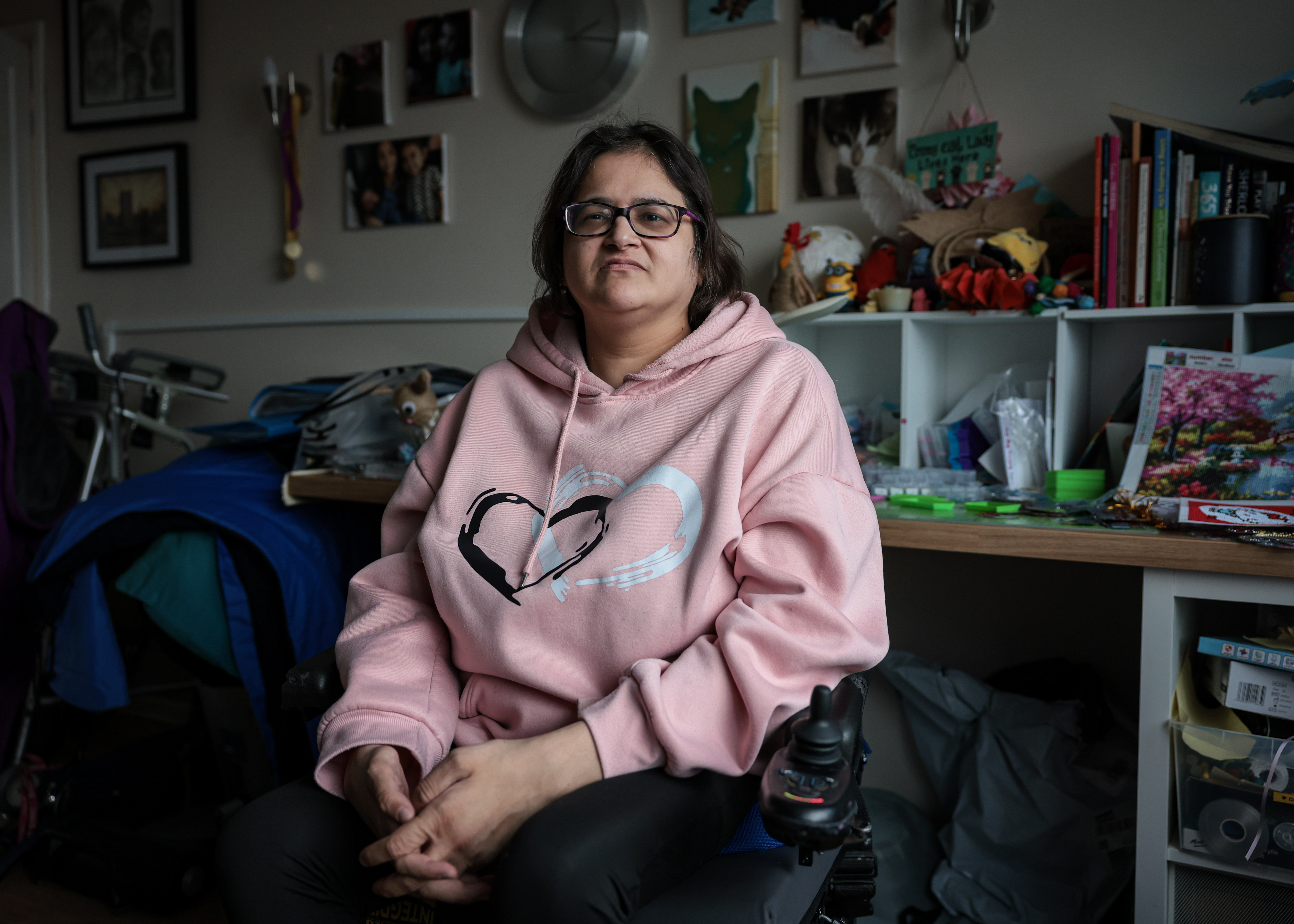 Disabled woman plunged into total crisis and relying on foodbank after ...