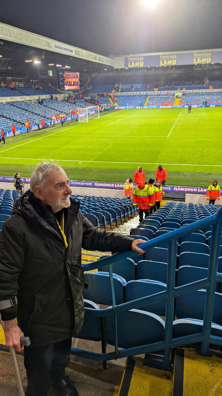 Leeds United fan of nearly 70 years enjoys unforgettable match day