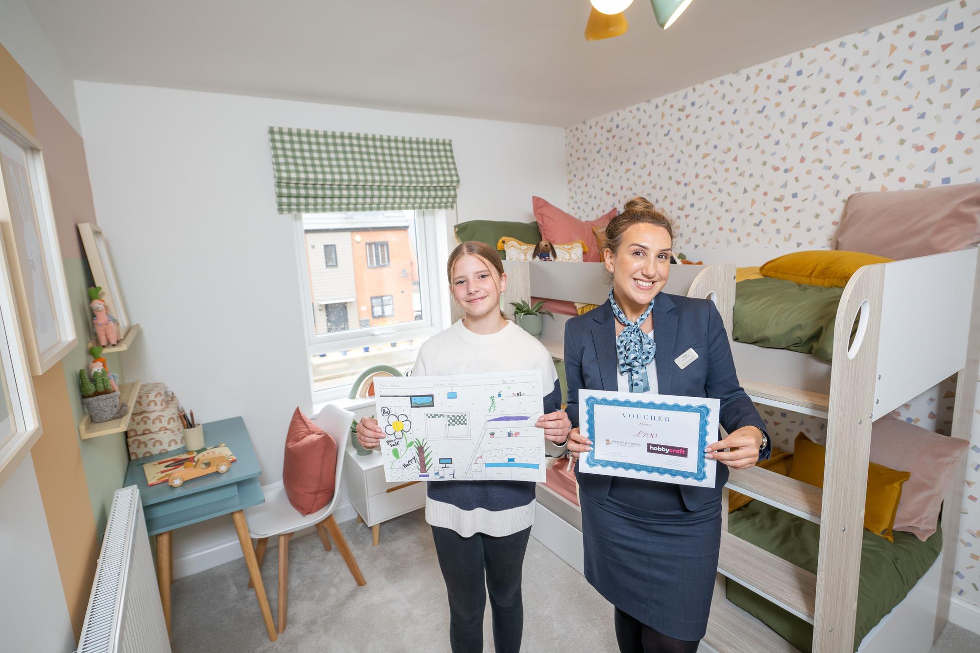 School pupil inspires show home design at Wellingborough housing ...
